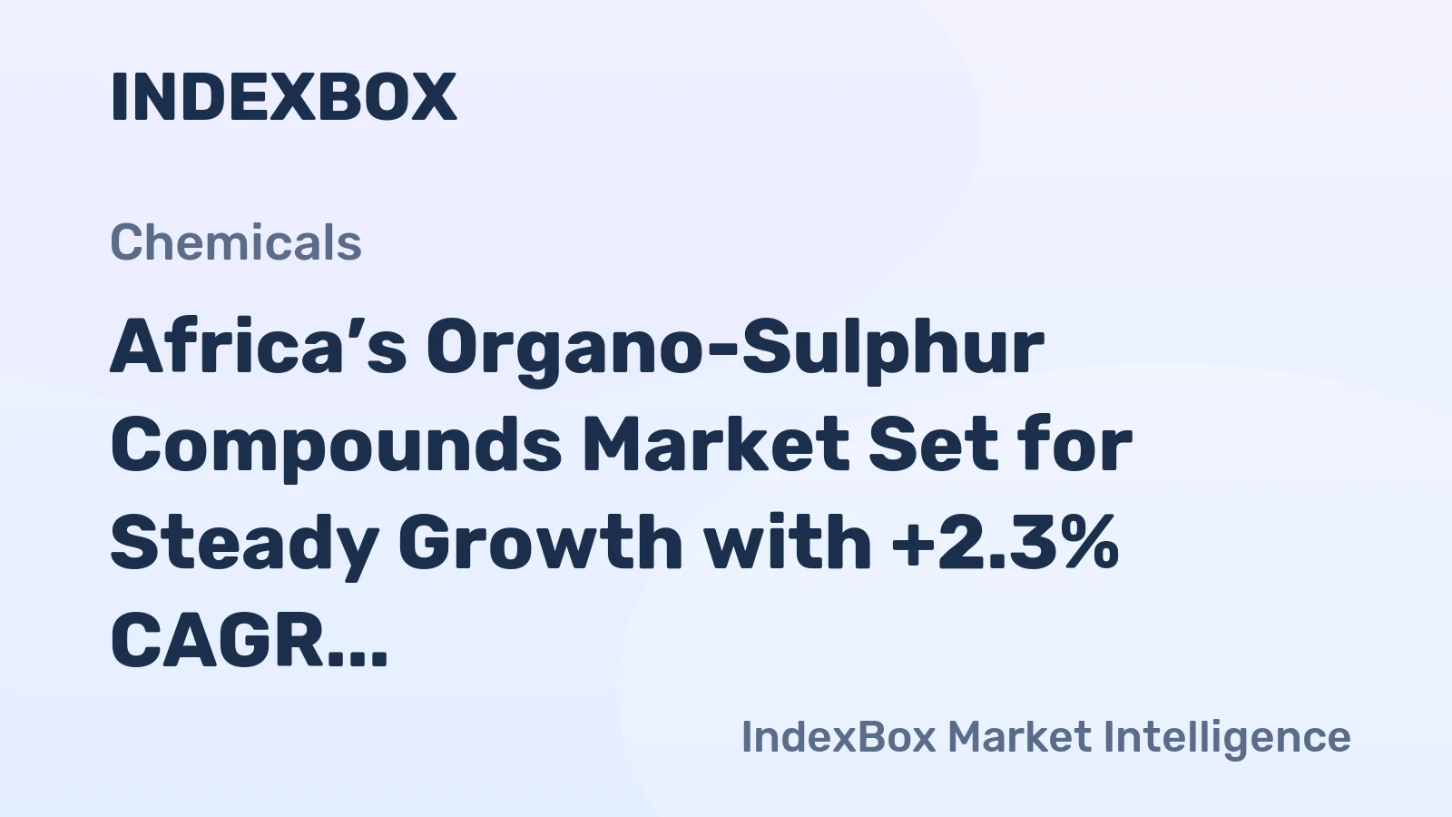 Africa’s Organo-Sulphur Compounds Market Set for Steady Growth with +2.3% CAGR Through 2035