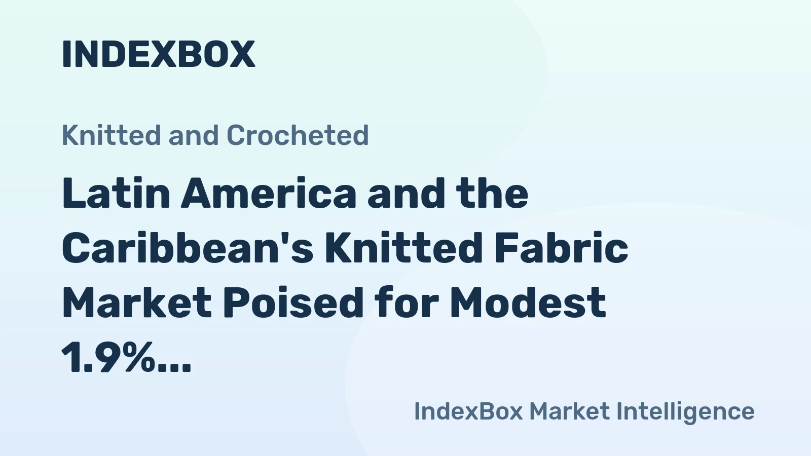 Latin America and the Caribbean's Knitted Fabric Market Poised for Modest 1.9% CAGR Growth Through 2035