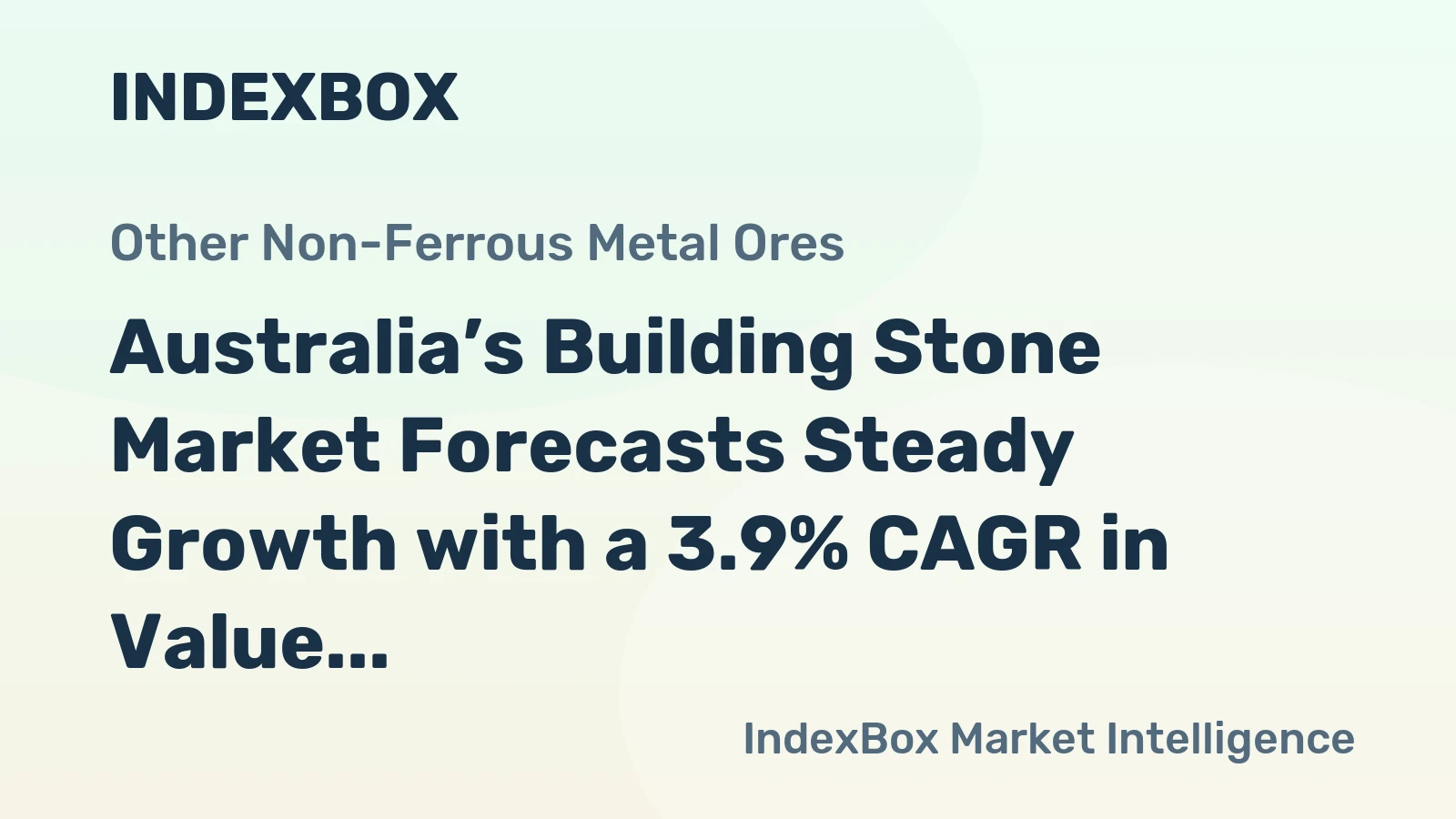 Australia’s Building Stone Market Forecasts Steady Growth with a 3.9% CAGR in Value