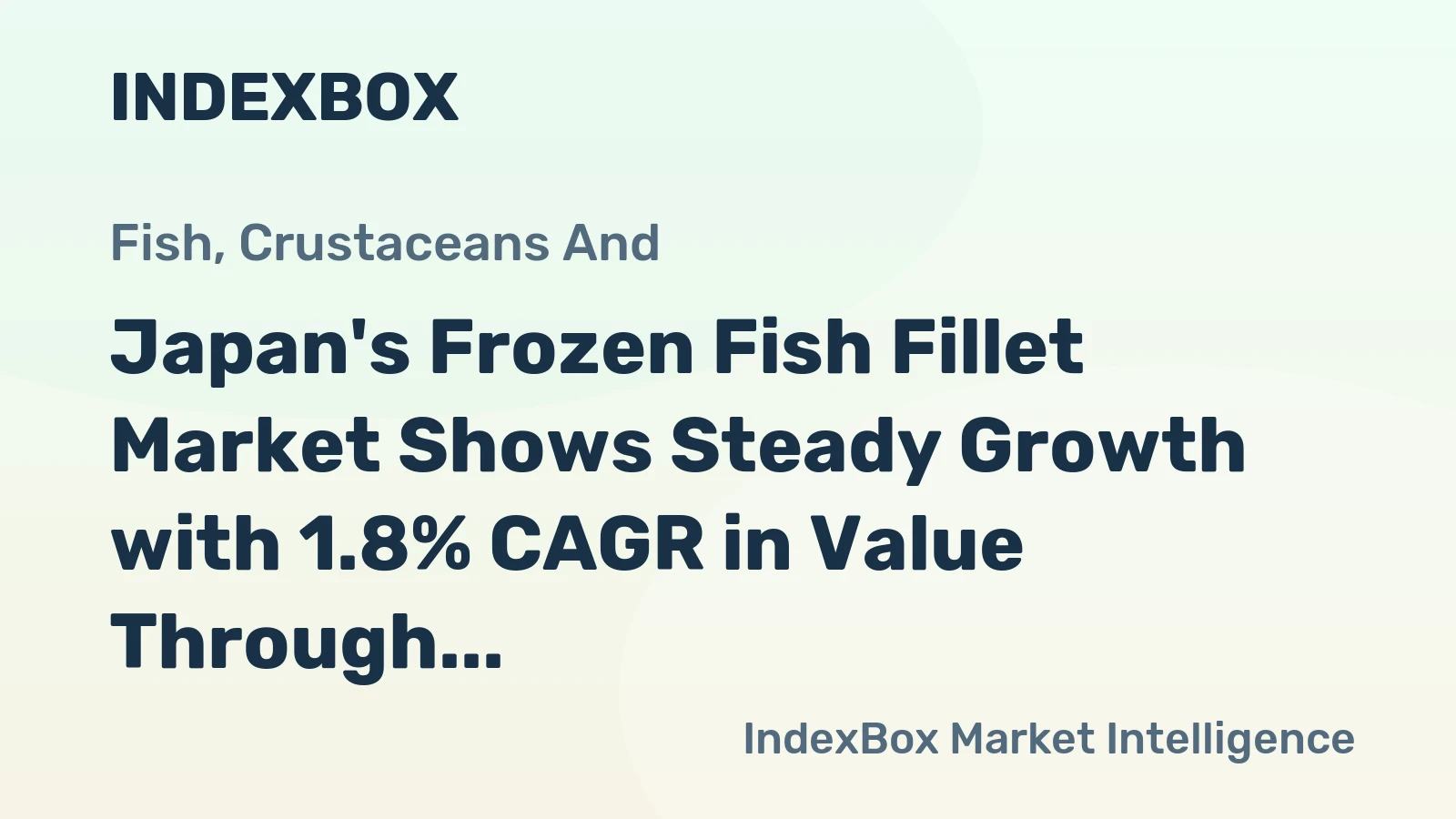 Japan's Frozen Fish Fillet Market Shows Steady Growth with 1.8% CAGR in Value Through 2035