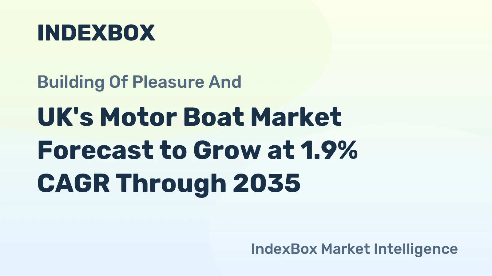 UK's Motor Boat Market Forecast to Grow at 1.9% CAGR Through 2035