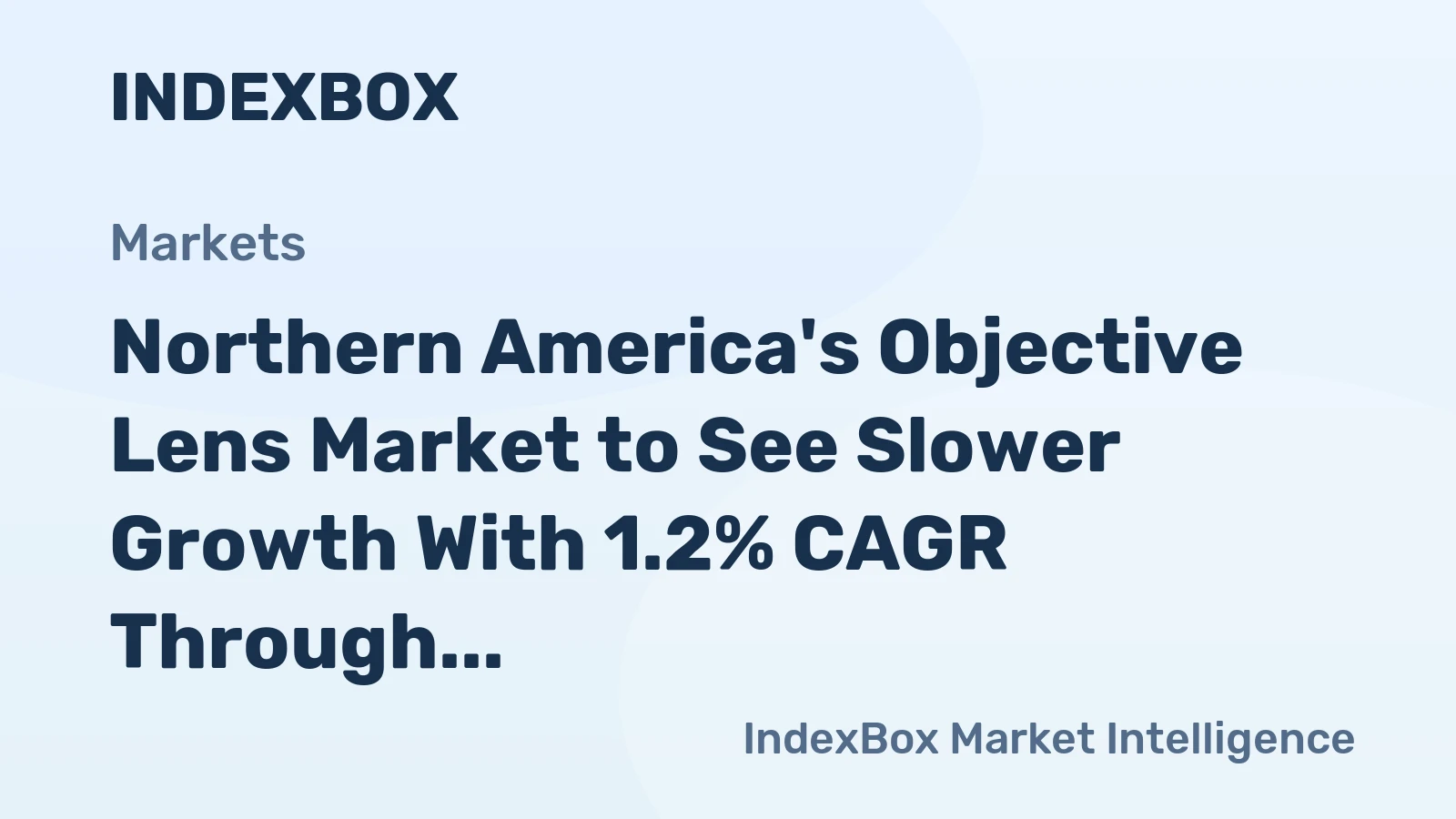 Northern America's Objective Lens Market to See Slower Growth With 1.2% CAGR Through 2035