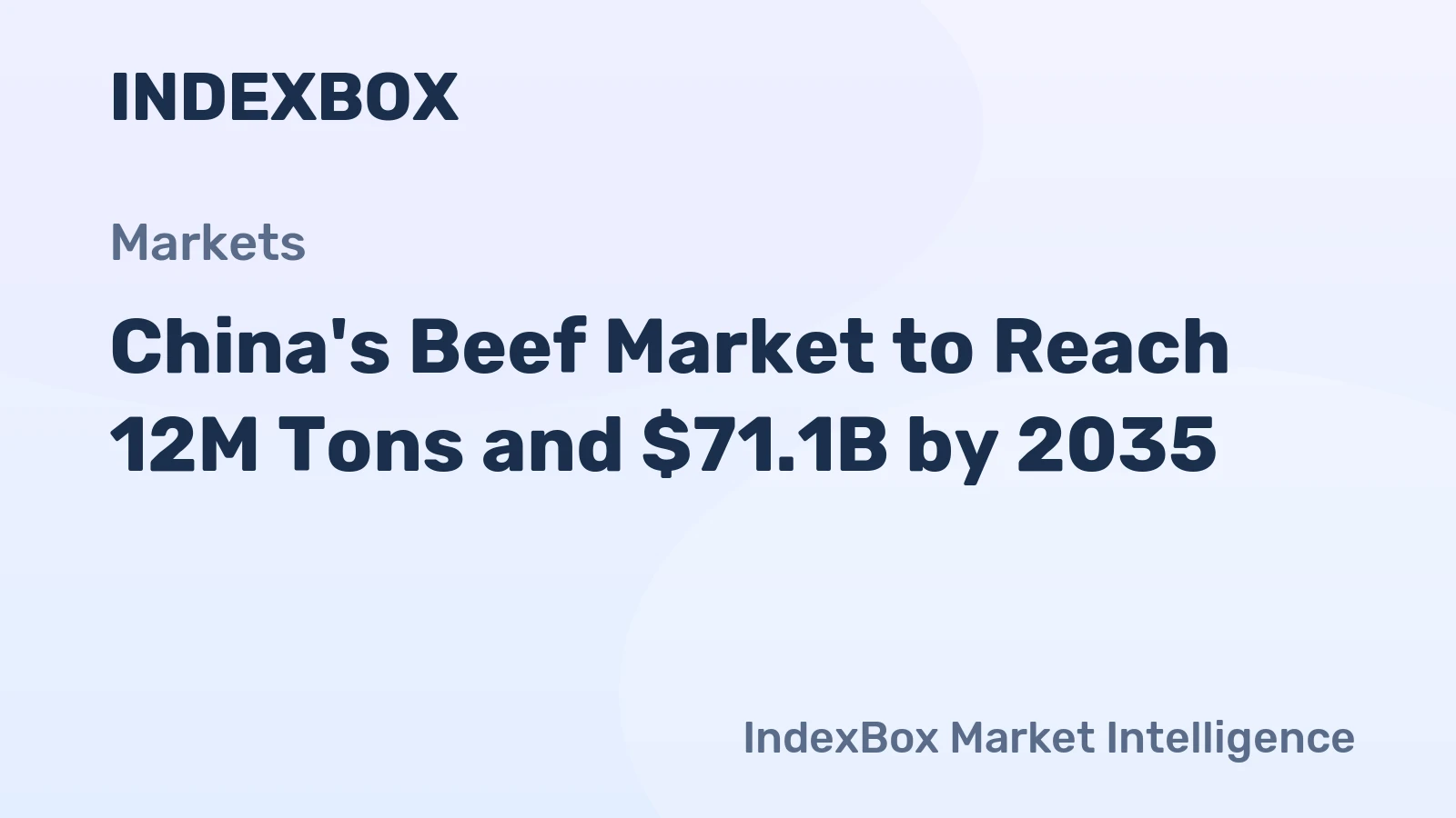 China's Beef Market to Reach 12M Tons and $71.1B by 2035