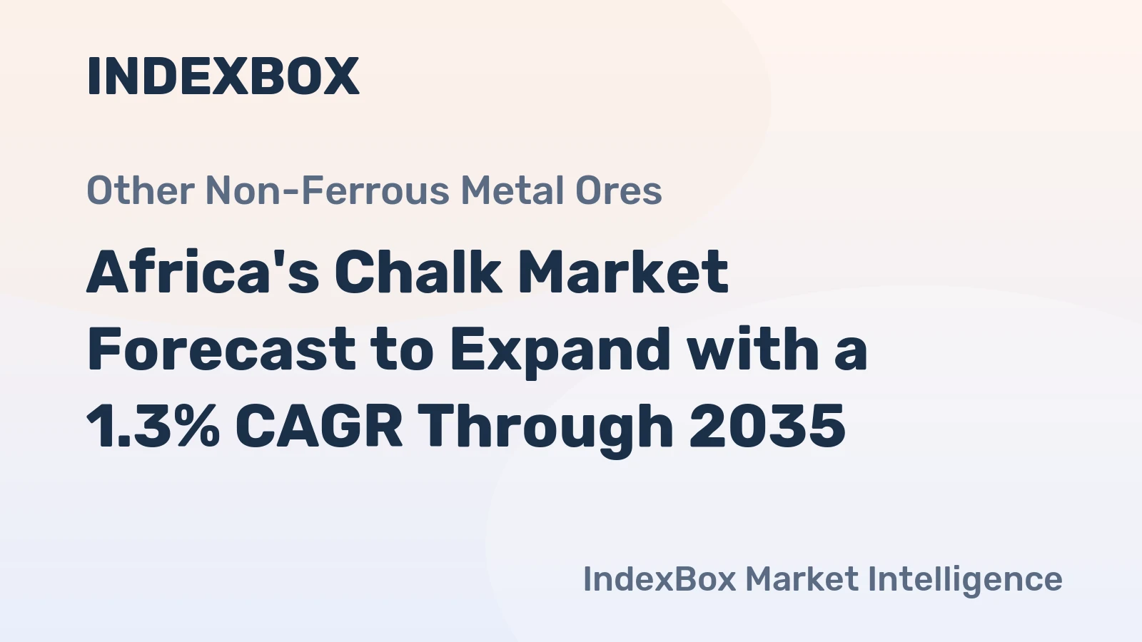 Africa's Chalk Market Forecast to Expand with a 1.3% CAGR Through 2035