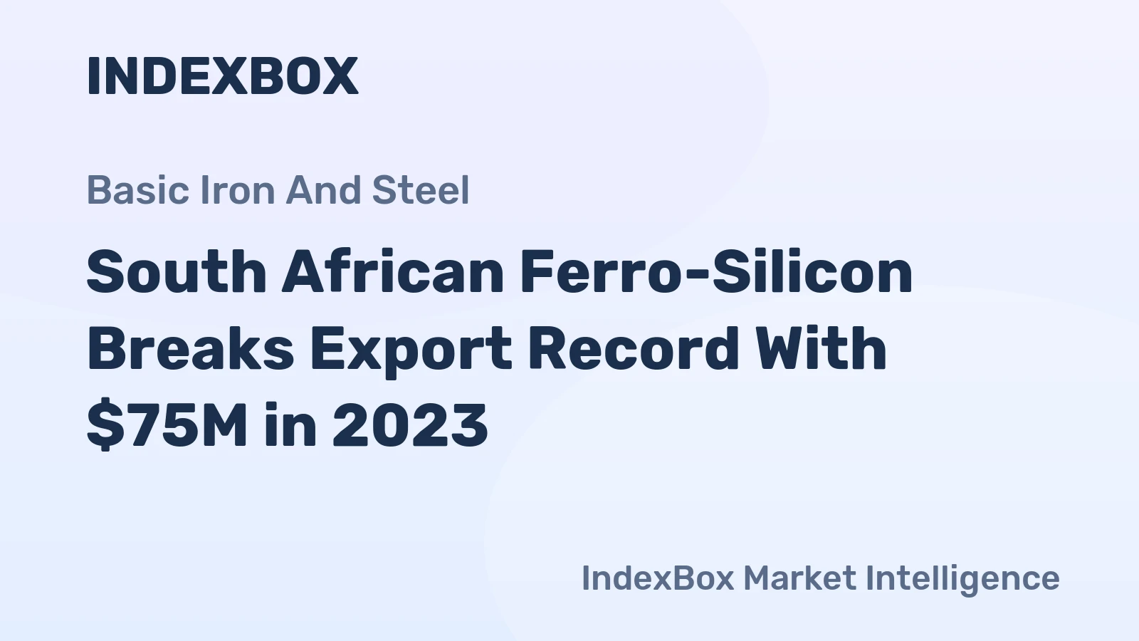 South African Ferro-Silicon Breaks Export Record With $75M in 2023