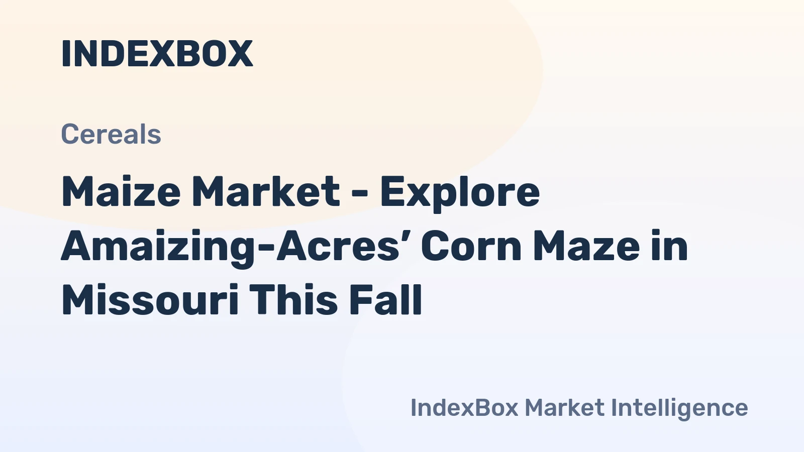 Maize Market - Explore Amaizing-Acres’ Corn Maze in Missouri This Fall