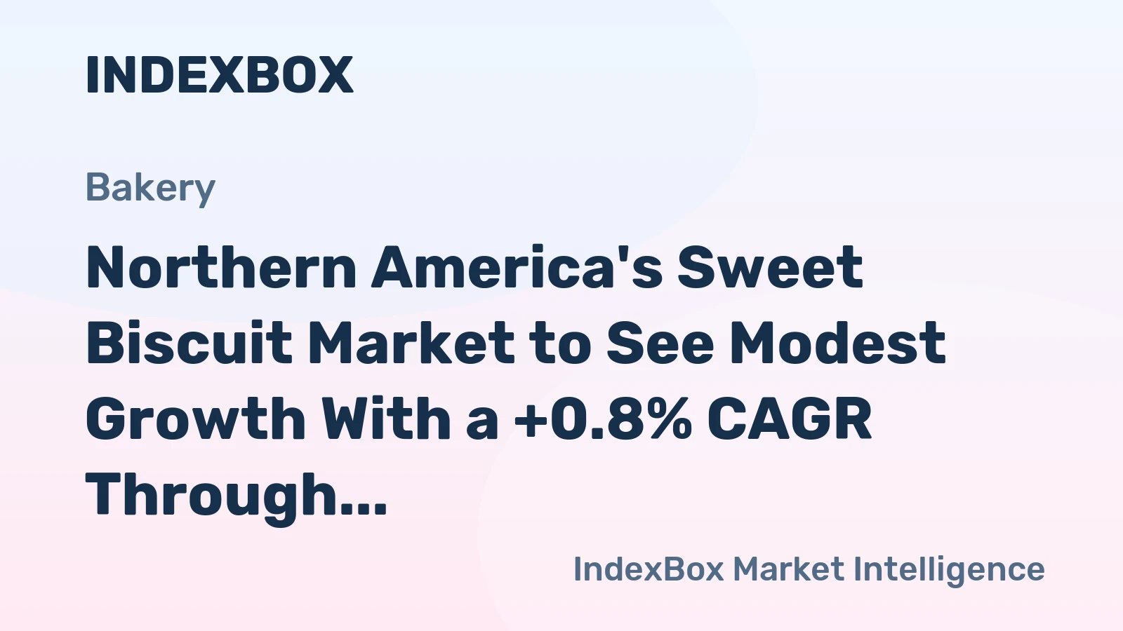 Northern America's Sweet Biscuit Market to See Modest Growth With a +0.8% CAGR Through 2035