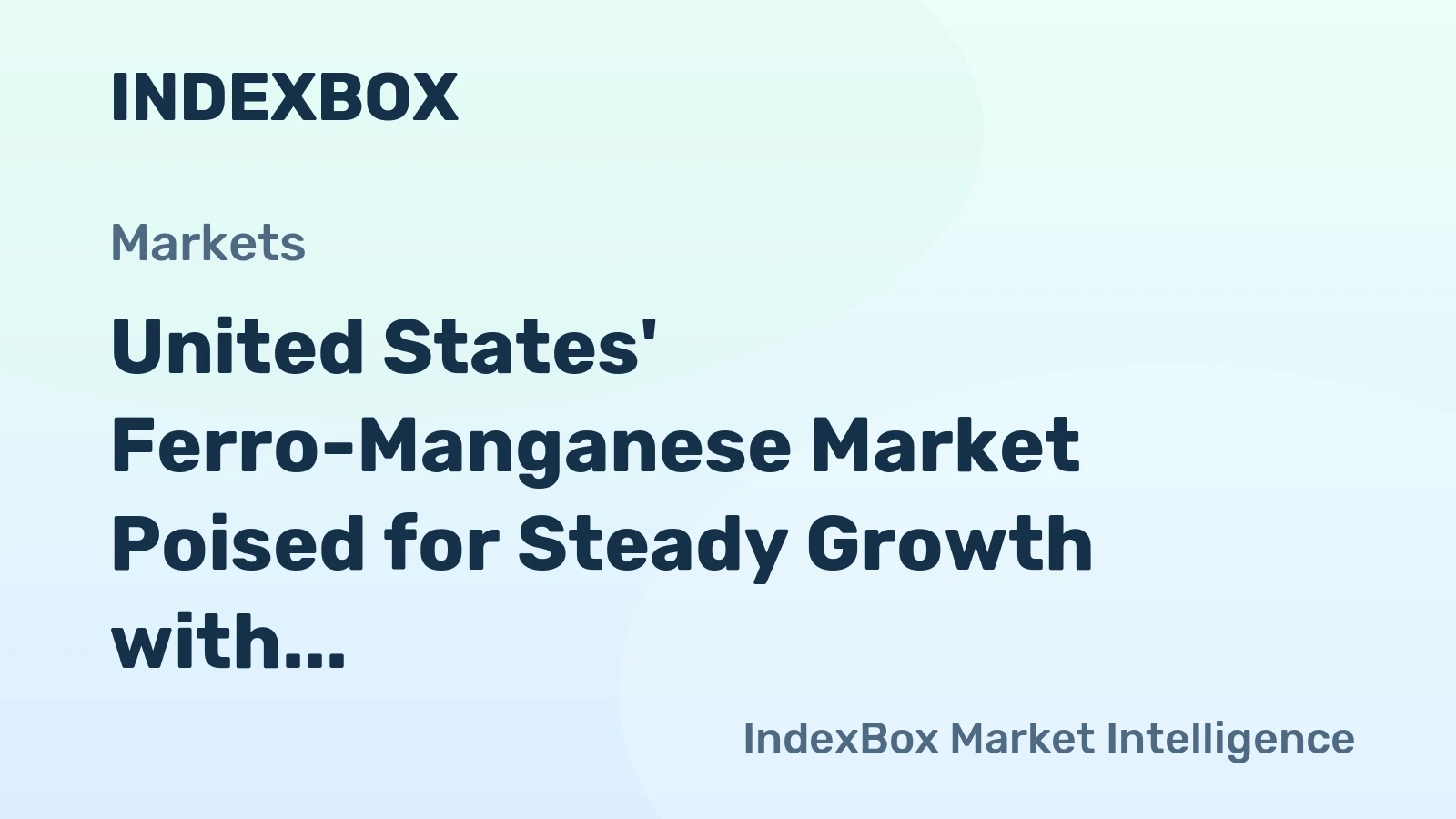 United States' Ferro-Manganese Market Poised for Steady Growth with 2.6% CAGR in Value Through 2035
