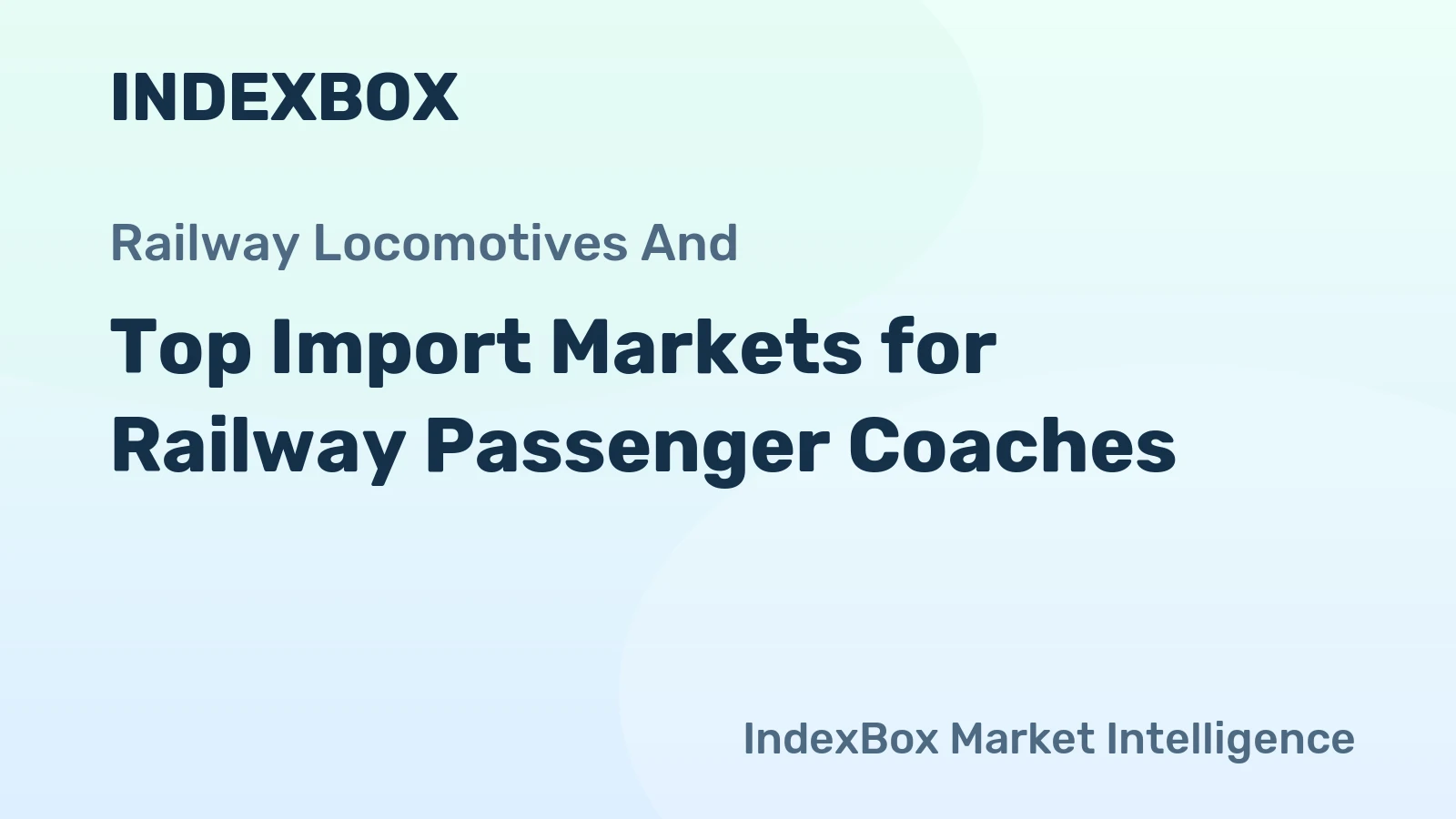 Top Import Markets for Railway Passenger Coaches