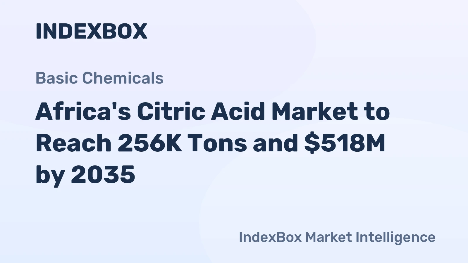Africa's Citric Acid Market to Reach 256K Tons and $518M by 2035