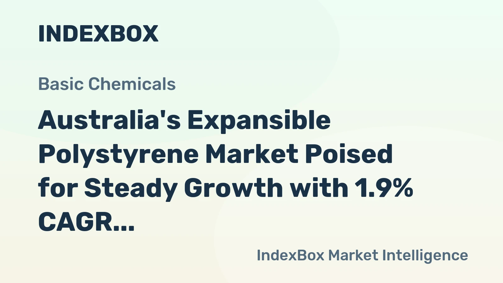 Australia's Expansible Polystyrene Market Poised for Steady Growth with 1.9% CAGR in Value Through 2035