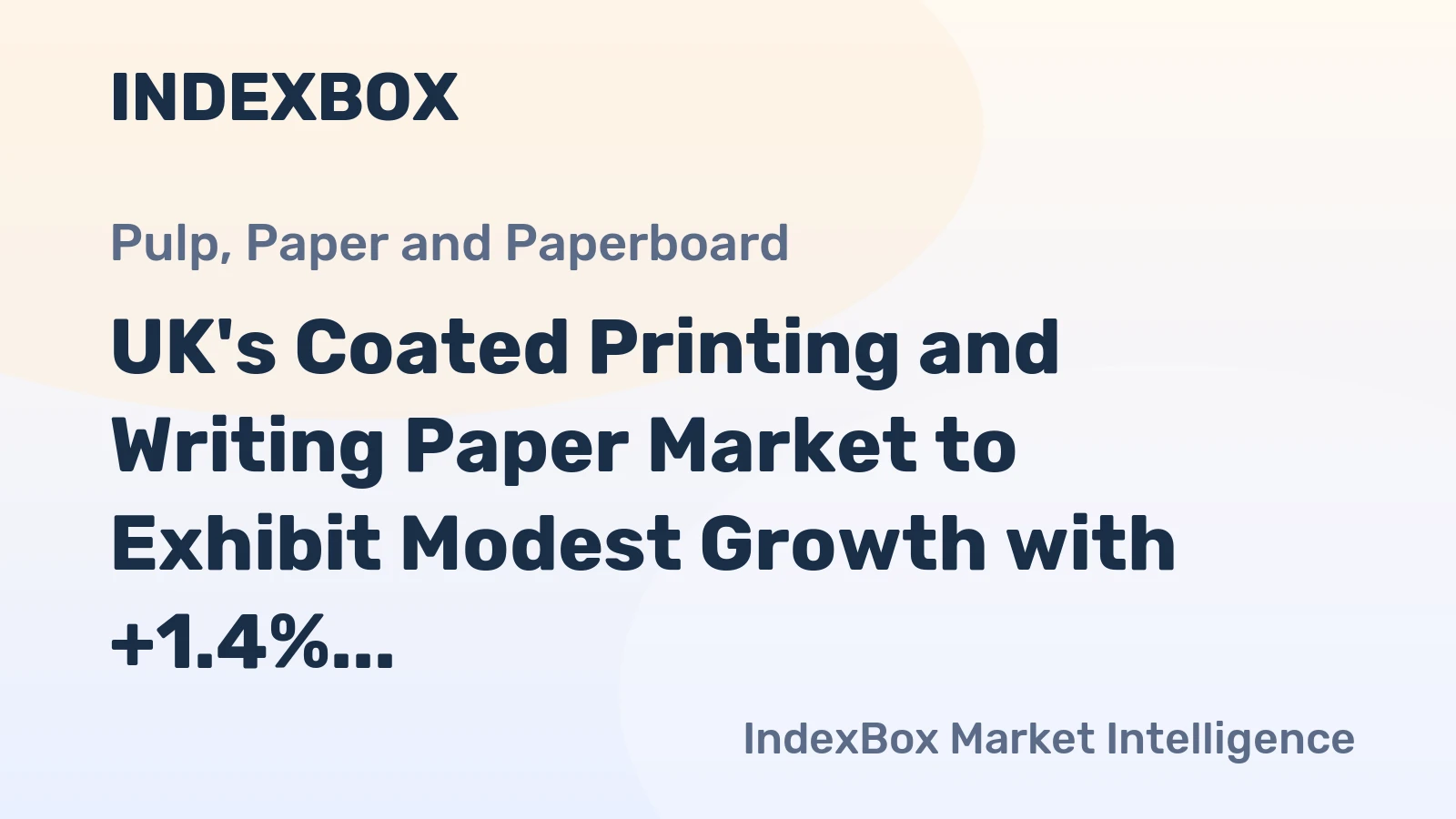 UK's Coated Printing and Writing Paper Market to Exhibit Modest Growth with +1.4% CAGR by 2035