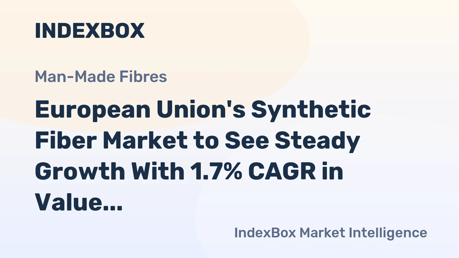 European Union's Synthetic Fiber Market to See Steady Growth With 1.7% CAGR in Value Through 2035