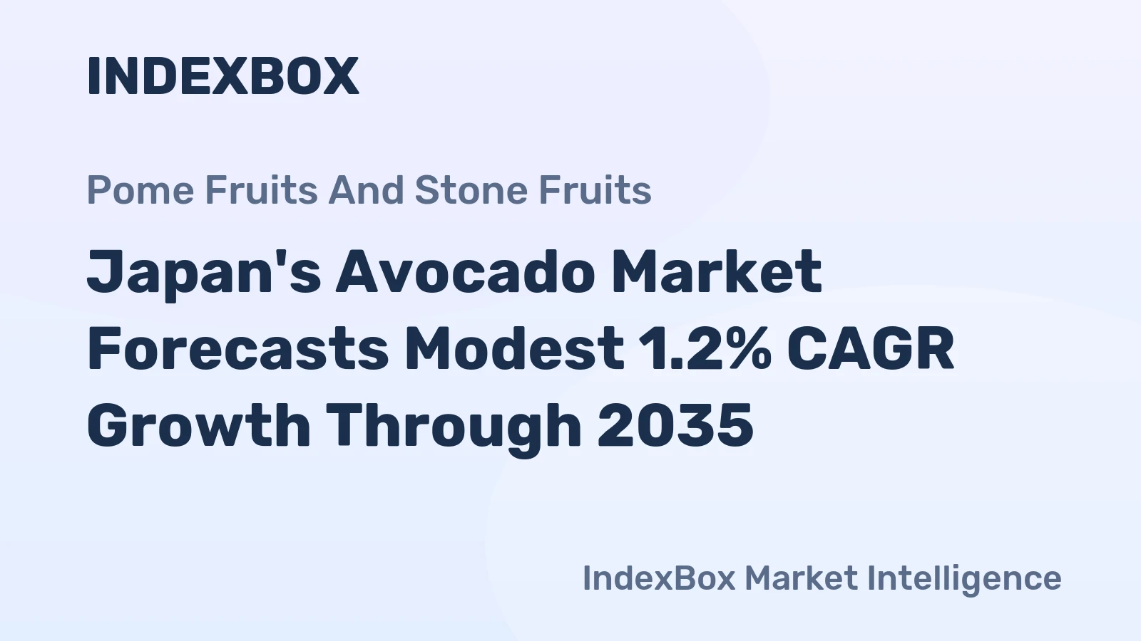 Japan's Avocado Market Forecasts Modest 1.2% CAGR Growth Through 2035