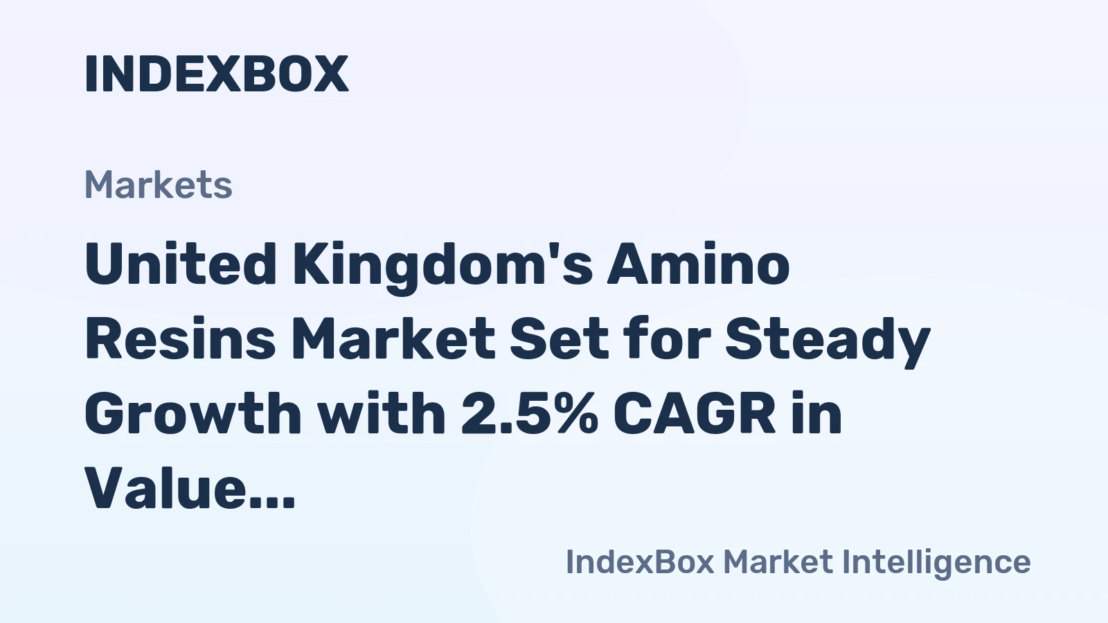 United Kingdom's Amino Resins Market Set for Steady Growth with 2.5% CAGR in Value Through 2035