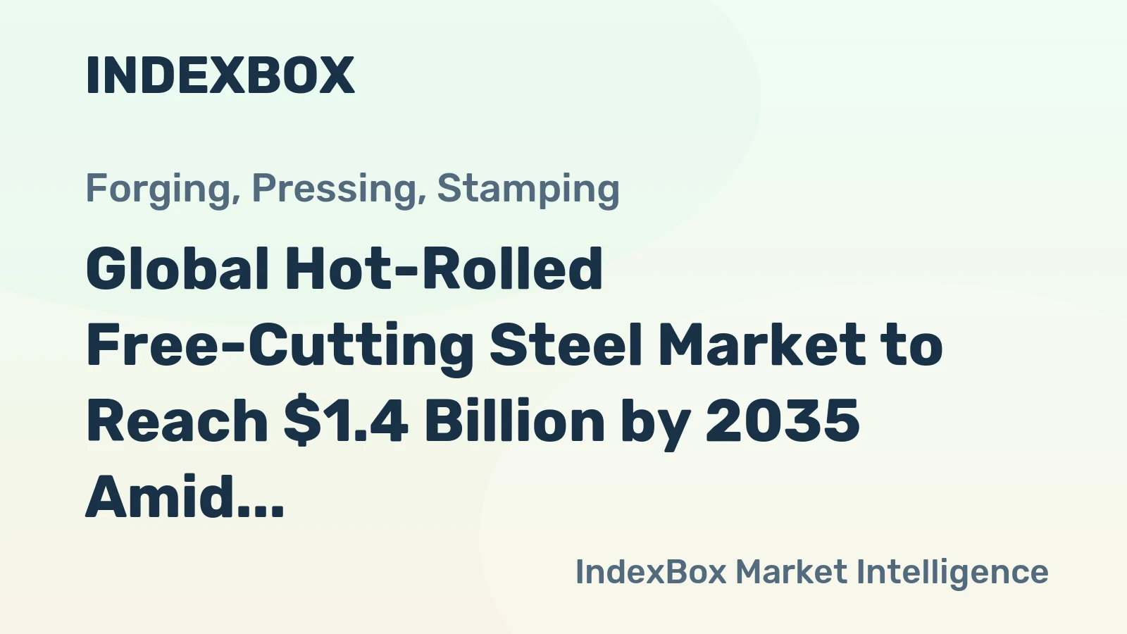 Global Hot-Rolled Free-Cutting Steel Market to Reach $1.4 Billion by 2035 Amid Slowing Volume Growth