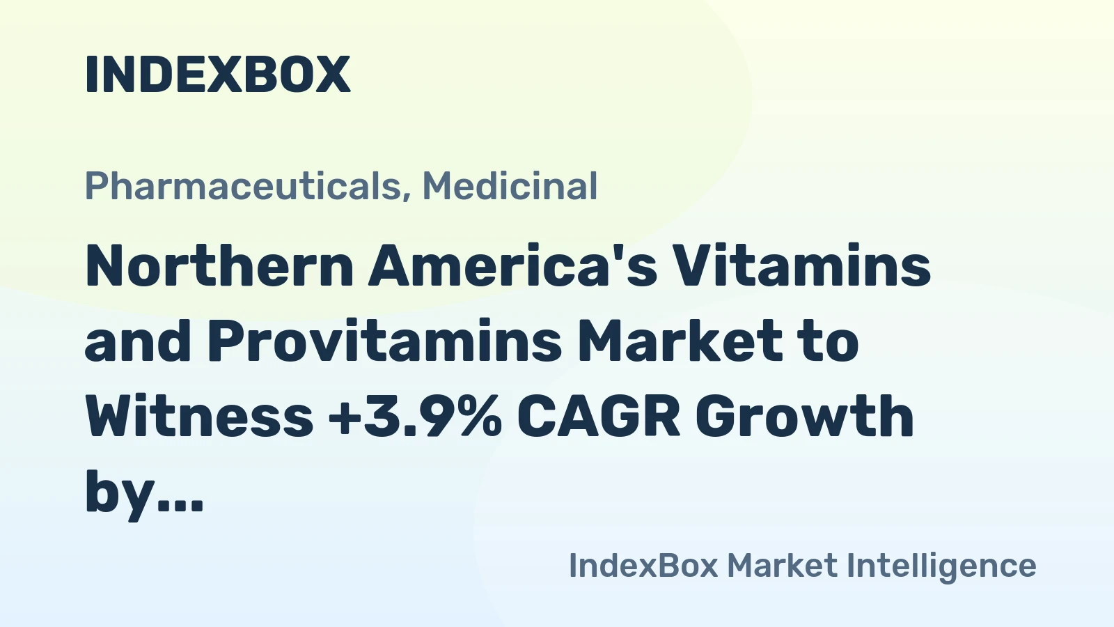 Northern America's Vitamins and Provitamins Market to Witness +3.9% CAGR Growth by 2035