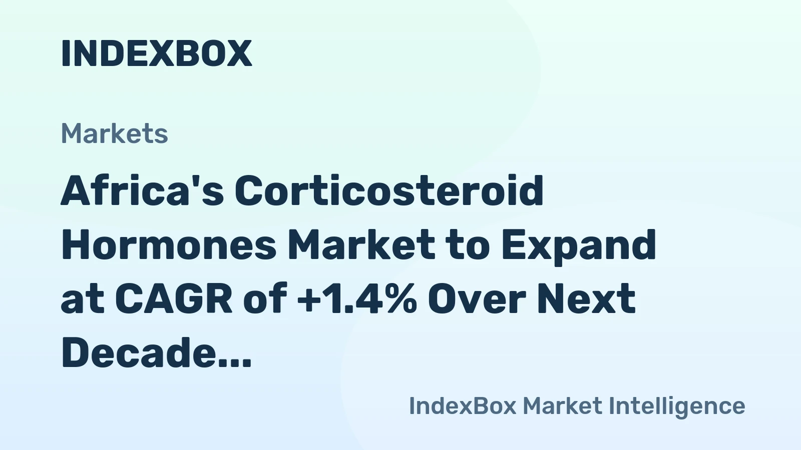 Africa's Corticosteroid Hormones Market to Expand at CAGR of +1.4% Over Next Decade
