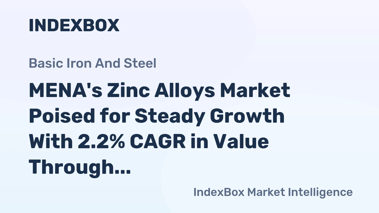 MENA's Zinc Alloys Market Poised for Steady Growth With 2.2% CAGR in Value Through 2035