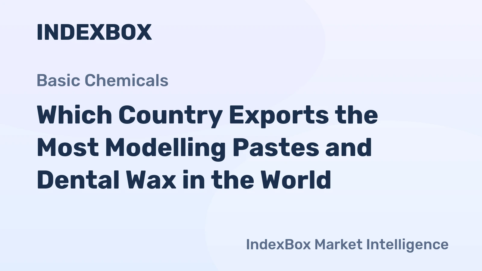 Which Country Exports the Most Modelling Pastes and Dental Wax in the World?