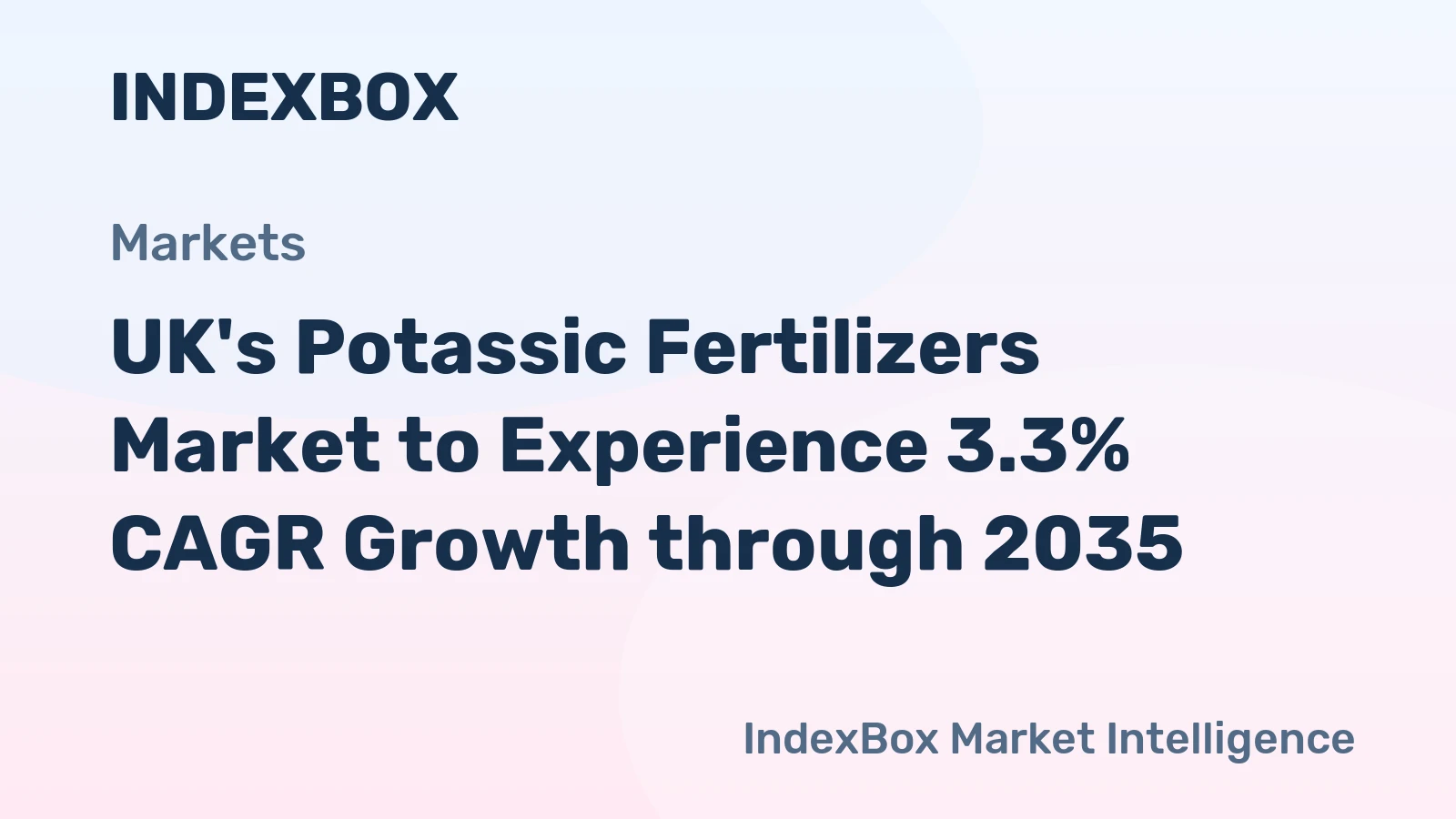 UK's Potassic Fertilizers Market to Experience 3.3% CAGR Growth through 2035