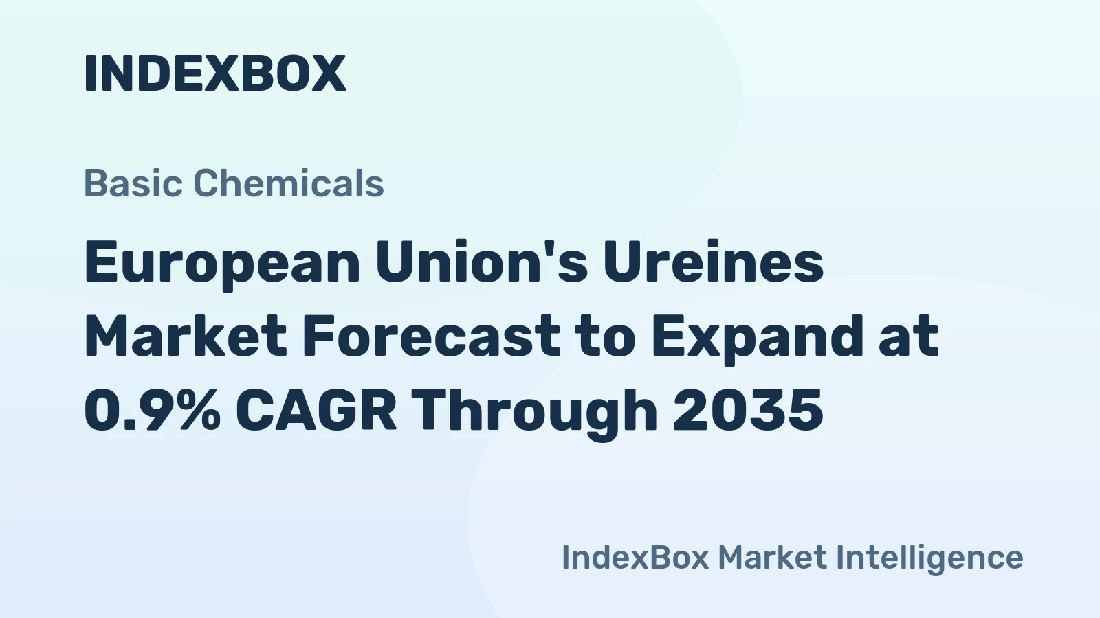 European Union's Ureines Market Forecast to Expand at 0.9% CAGR Through 2035