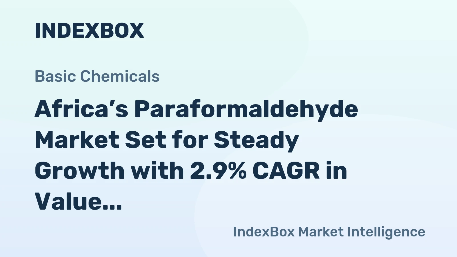Africa’s Paraformaldehyde Market Set for Steady Growth with 2.9% CAGR in Value Through 2035