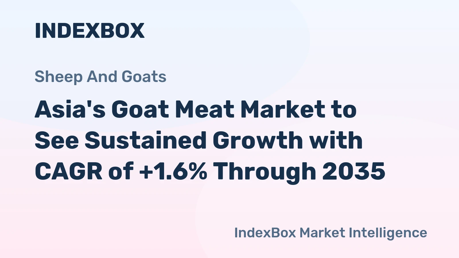Asia's Goat Meat Market to See Sustained Growth with CAGR of +1.6% Through 2035
