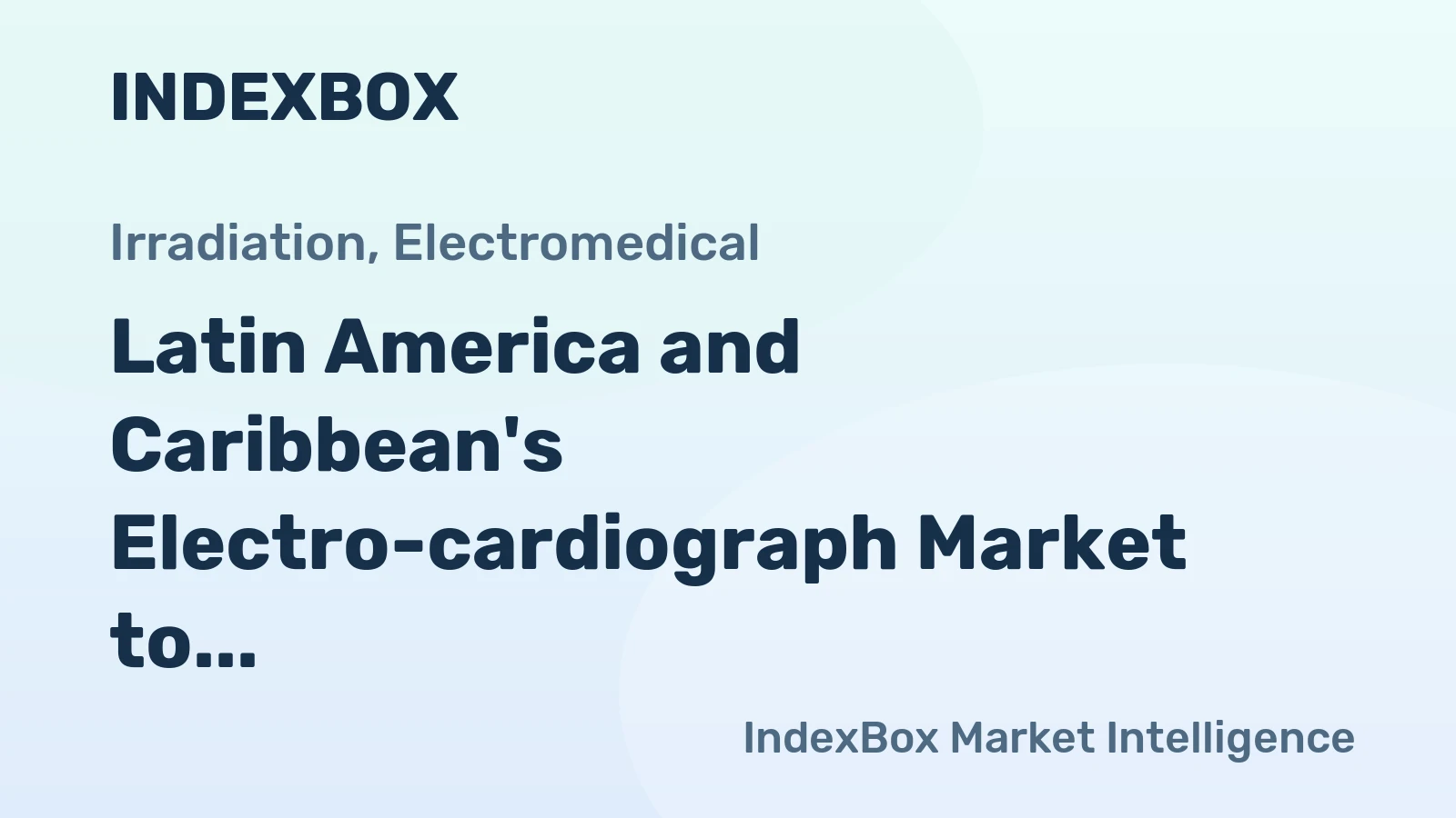 Latin America and Caribbean's Electro-cardiograph Market to See 3.6% CAGR Growth Through 2035