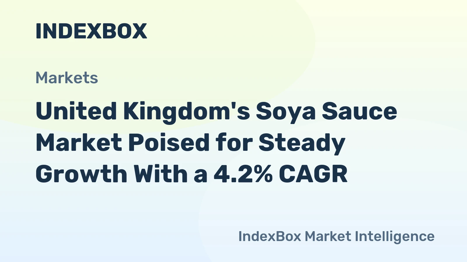 United Kingdom's Soya Sauce Market Poised for Steady Growth With a 4.2% CAGR