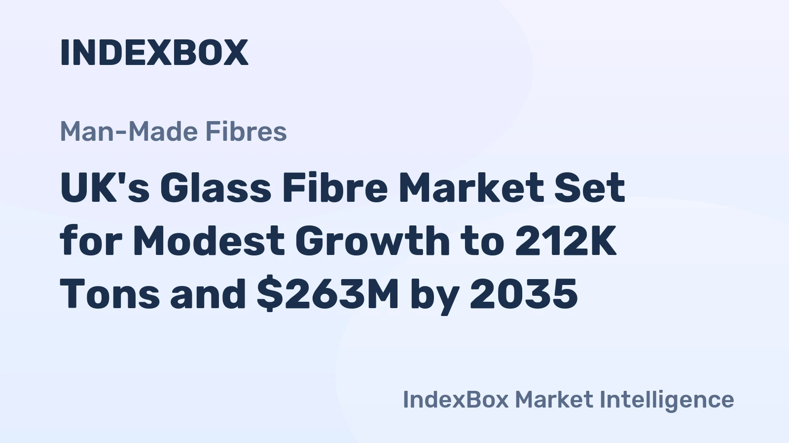 UK's Glass Fibre Market Set for Modest Growth to 212K Tons and $263M by 2035