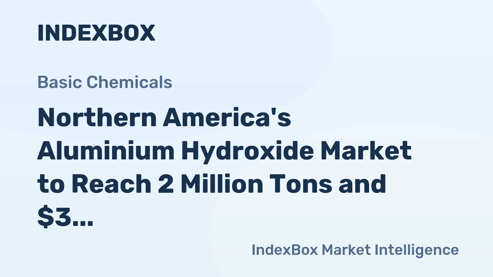 Northern America's Aluminium Hydroxide Market to Reach 2 Million Tons and $3 Billion by 2035