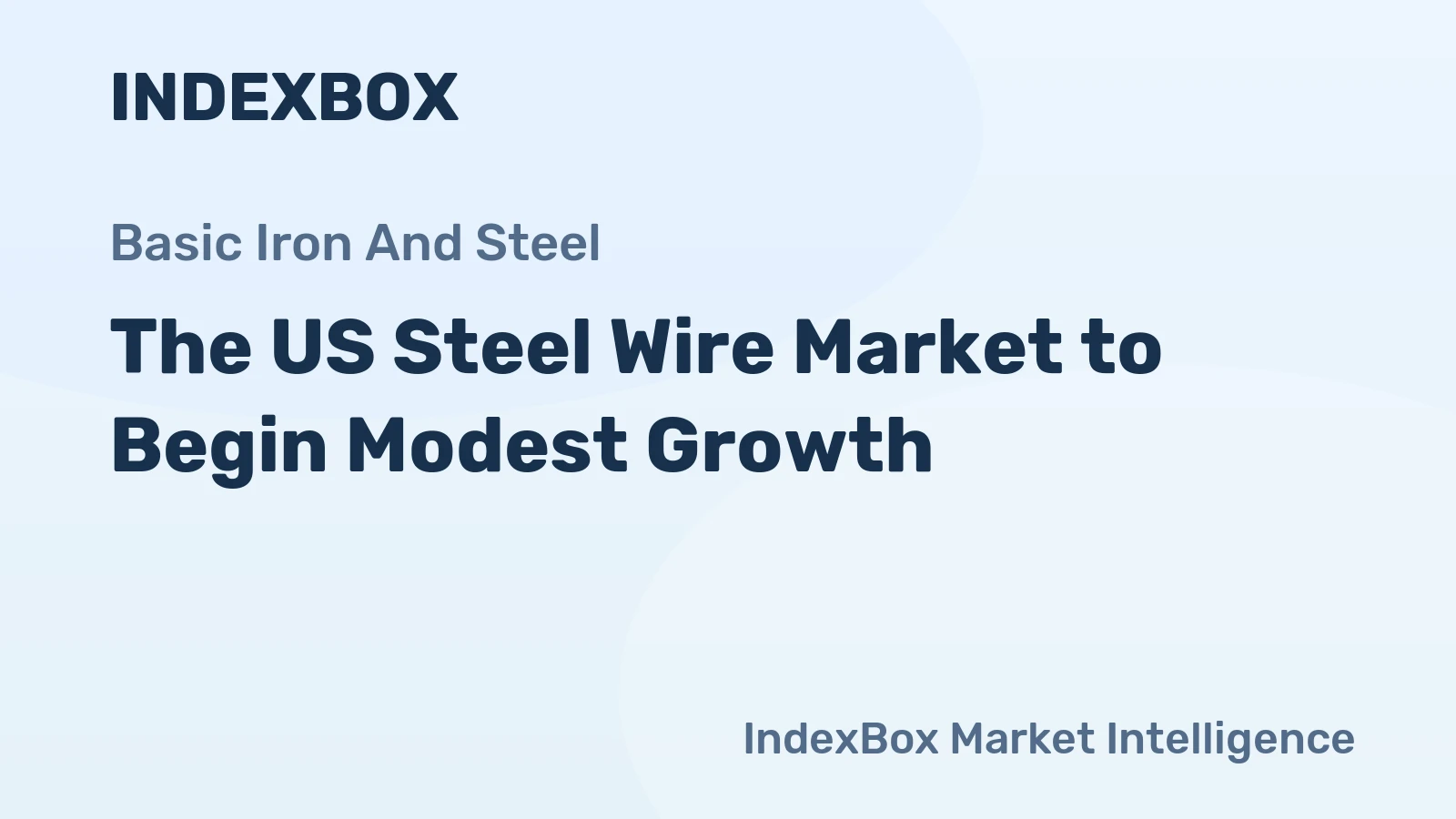 The US Steel Wire Market to Begin Modest Growth