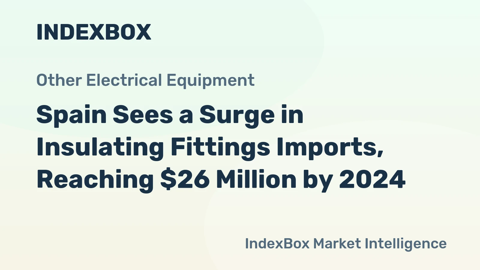 Spain Sees a Surge in Insulating Fittings Imports, Reaching $26 Million by 2024