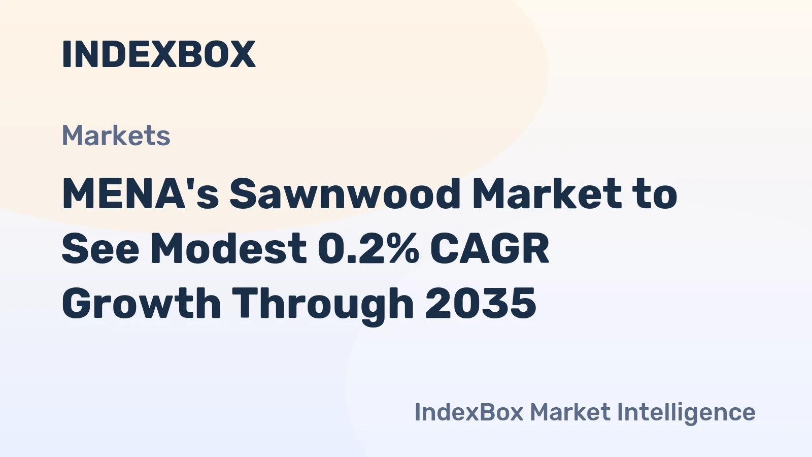 MENA's Sawnwood Market to See Modest 0.2% CAGR Growth Through 2035