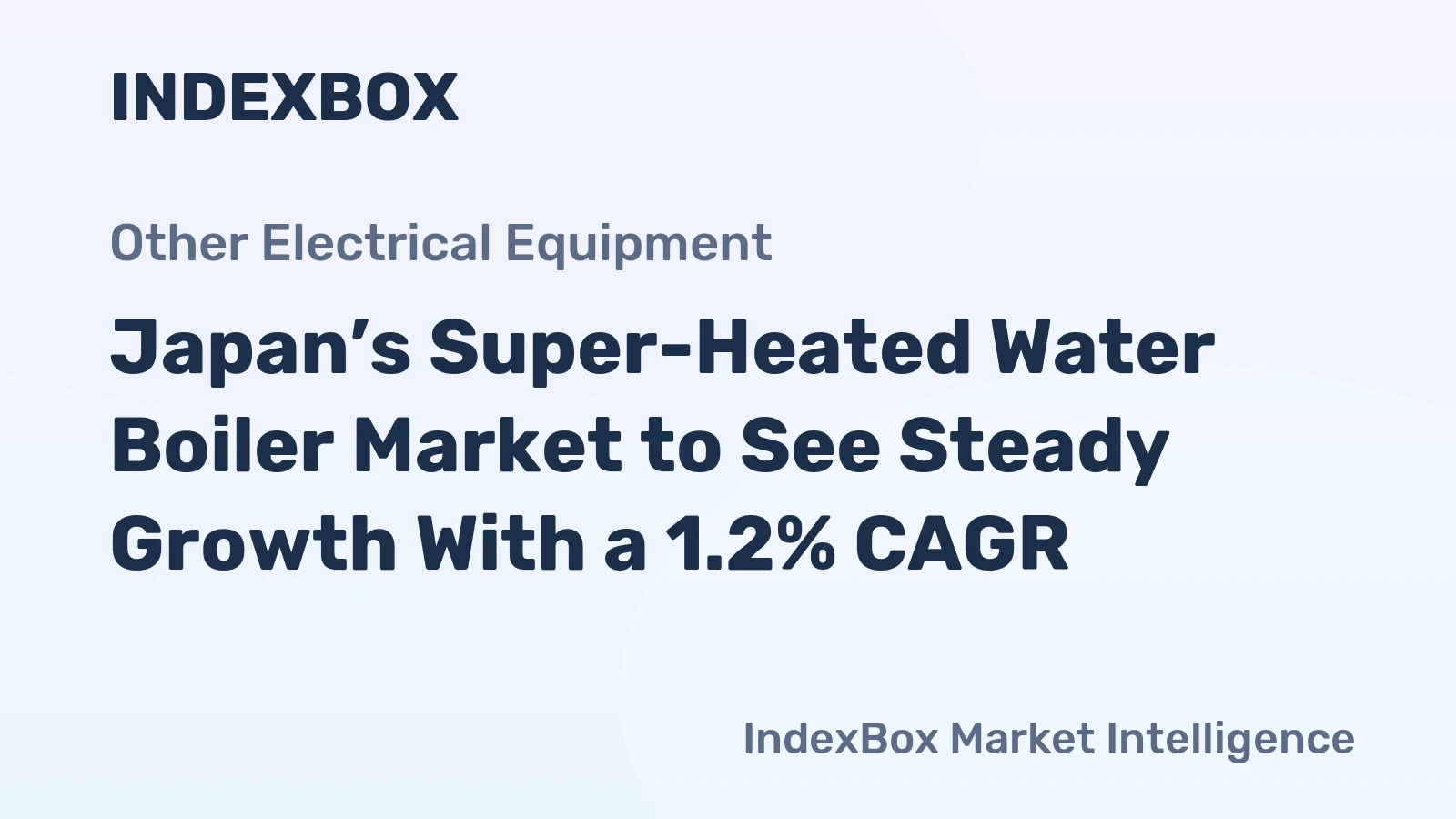 Japan’s Super-Heated Water Boiler Market to See Steady Growth With a 1.2% CAGR