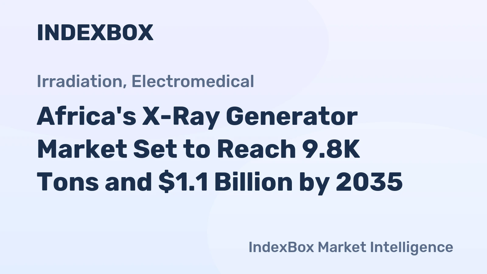 Africa's X-Ray Generator Market Set to Reach 9.8K Tons and $1.1 Billion by 2035