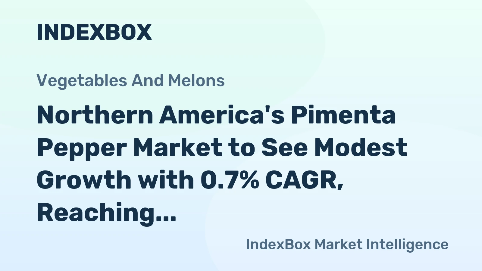 Northern America's Pimenta Pepper Market to See Modest Growth with 0.7% CAGR, Reaching $610M by 2035