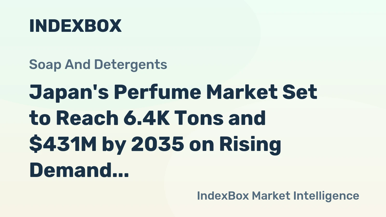 Japan's Perfume Market Set to Reach 6.4K Tons and $431M by 2035 on Rising Demand and Imports