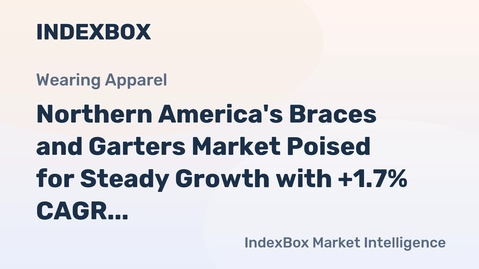 Northern America's Braces and Garters Market Poised for Steady Growth with +1.7% CAGR in Value Through 2035