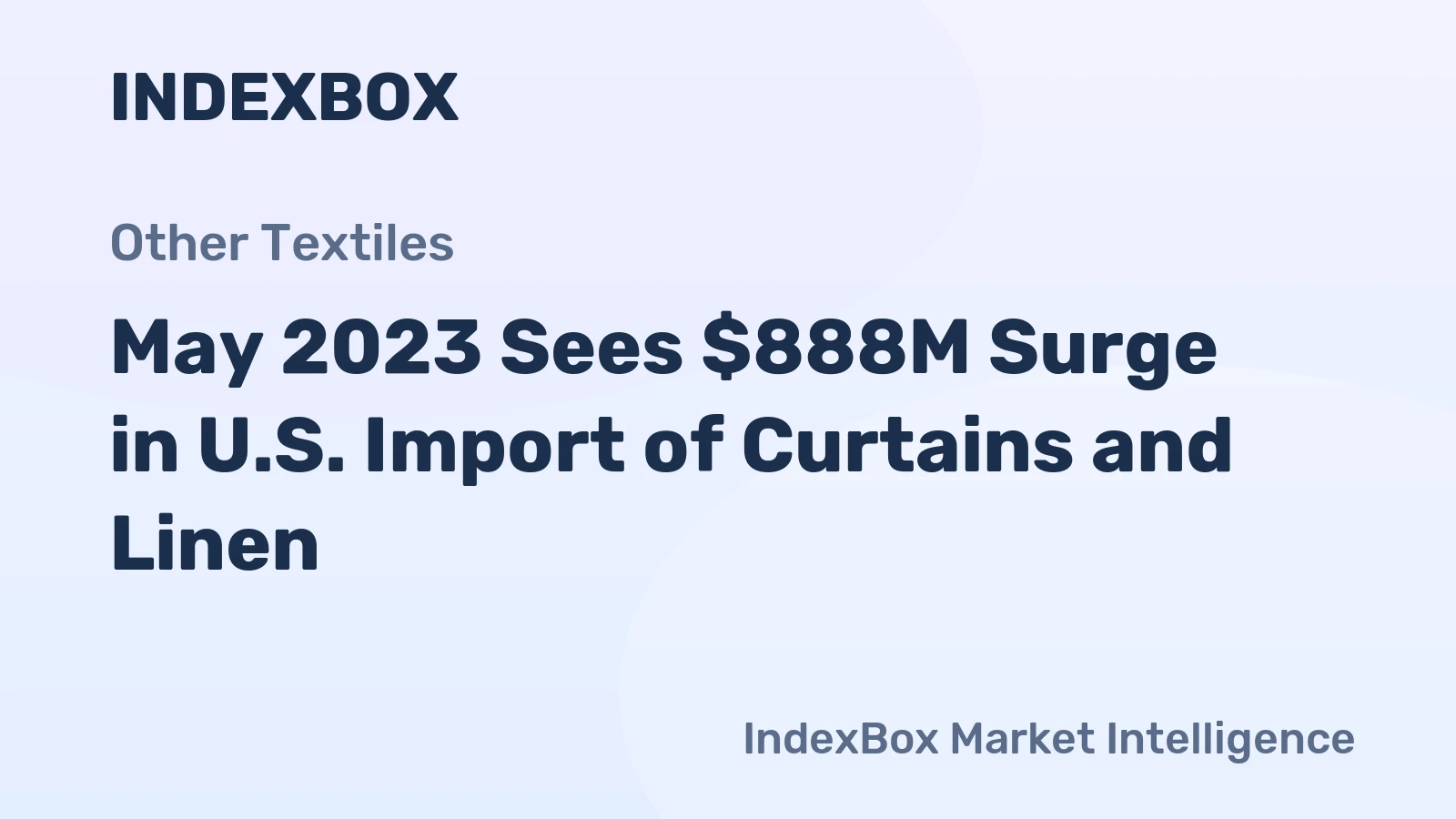 May 2023 Sees $888M Surge in U.S. Import of Curtains and Linen