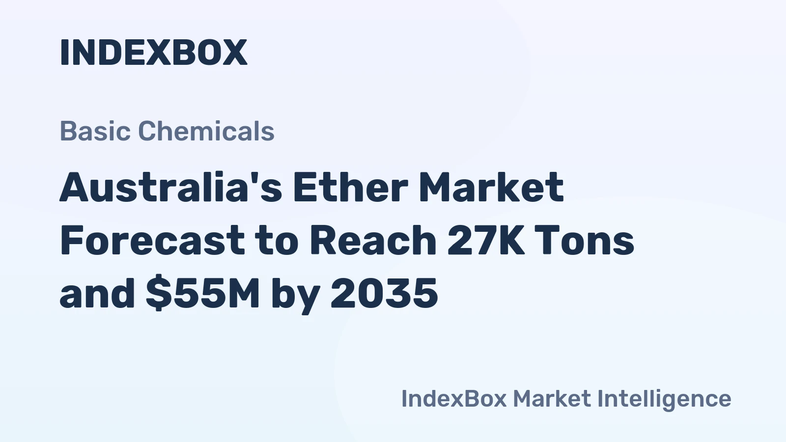 Australia's Ether Market Forecast to Reach 27K Tons and $55M by 2035