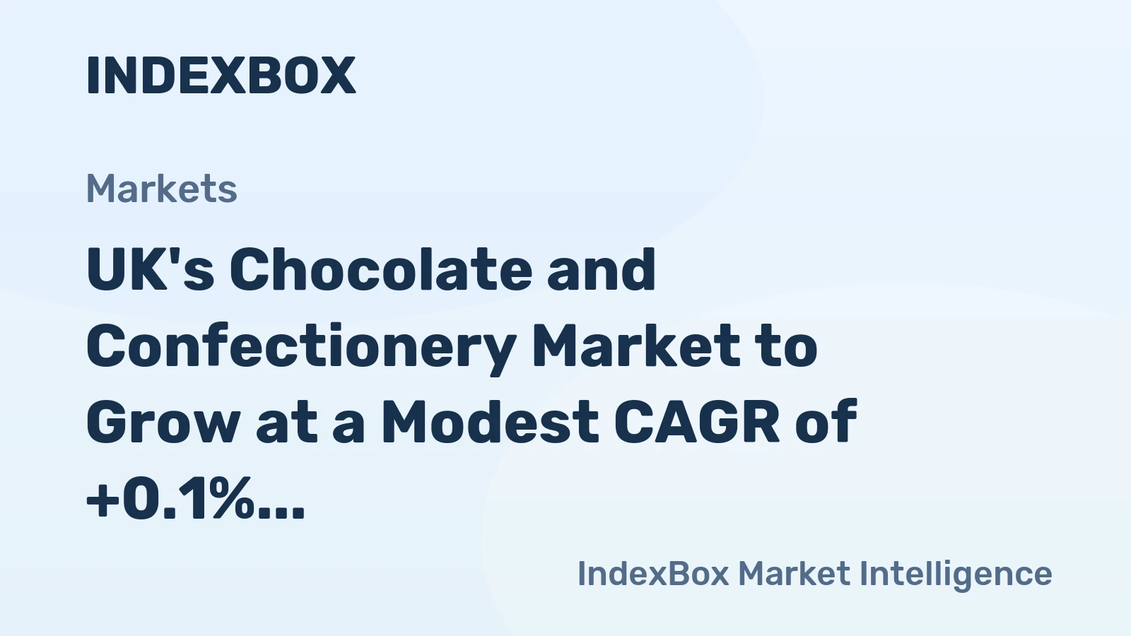UK's Chocolate and Confectionery Market to Grow at a Modest CAGR of +0.1% through 2035