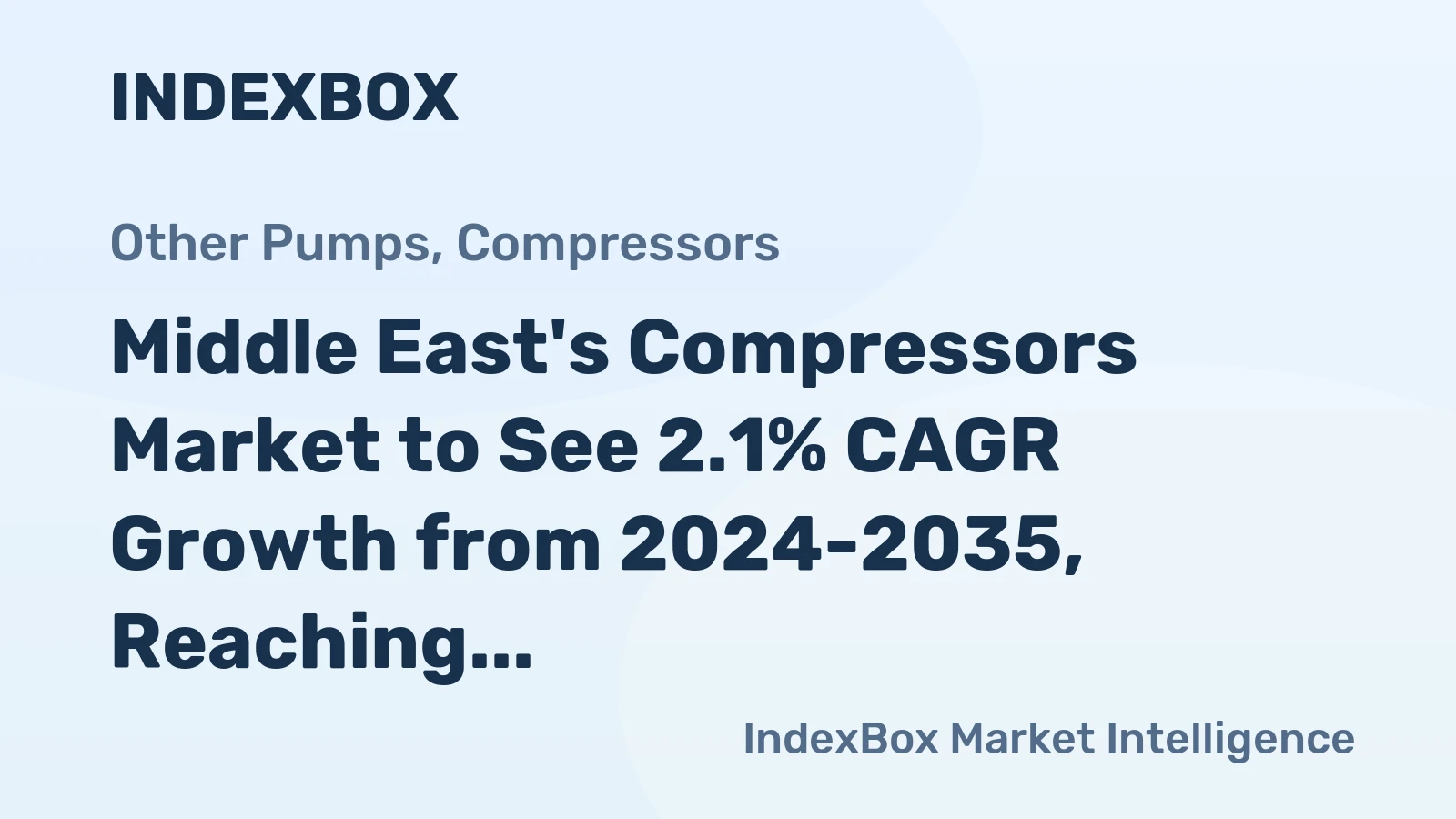 Middle East's Compressors Market to See 2.1% CAGR Growth from 2024-2035, Reaching 7.5M Units