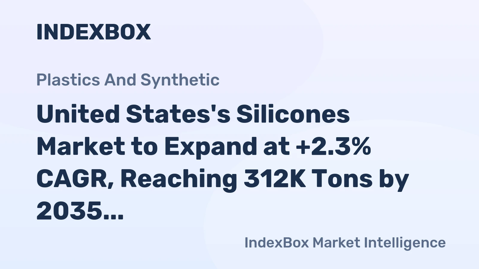 United States's Silicones Market to Expand at +2.3% CAGR, Reaching 312K Tons by 2035