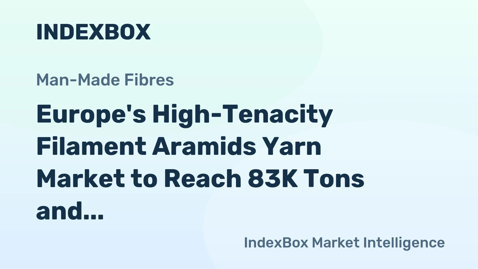 Europe's High-Tenacity Filament Aramids Yarn Market to Reach 83K Tons and $1.9B by 2035