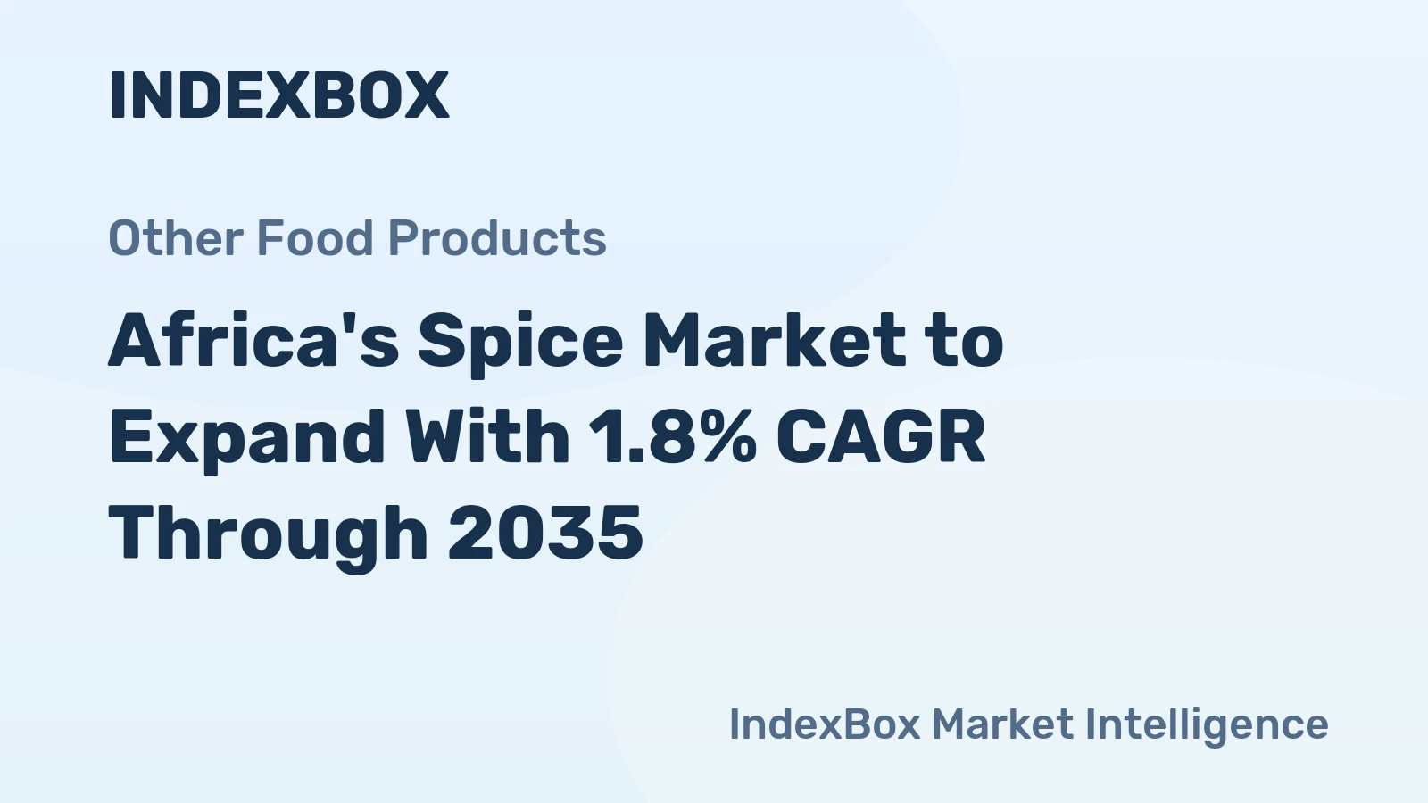 Africa's Spice Market to Expand With 1.8% CAGR Through 2035