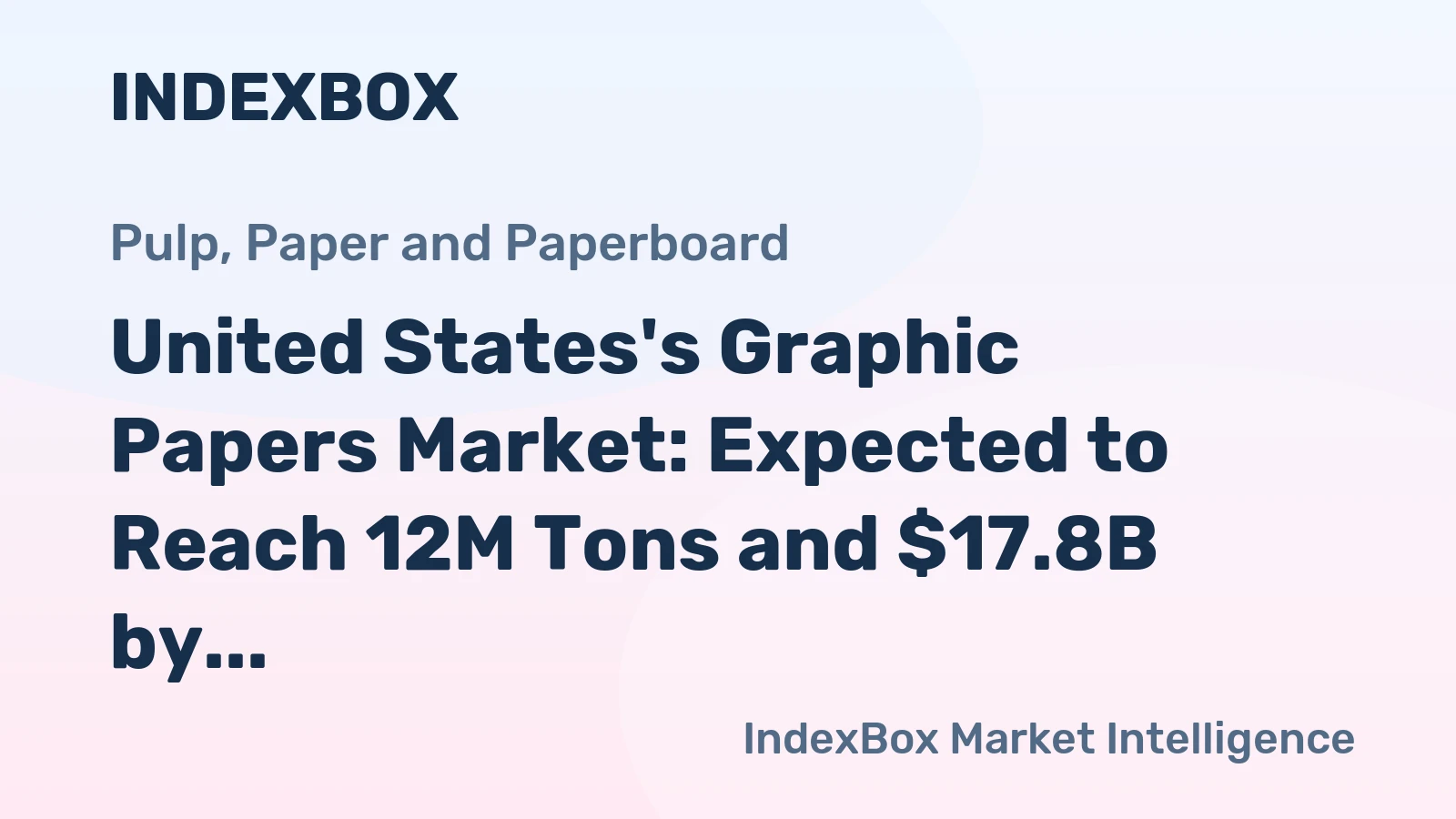 United States's Graphic Papers Market: Expected to Reach 12M Tons and $17.8B by 2035