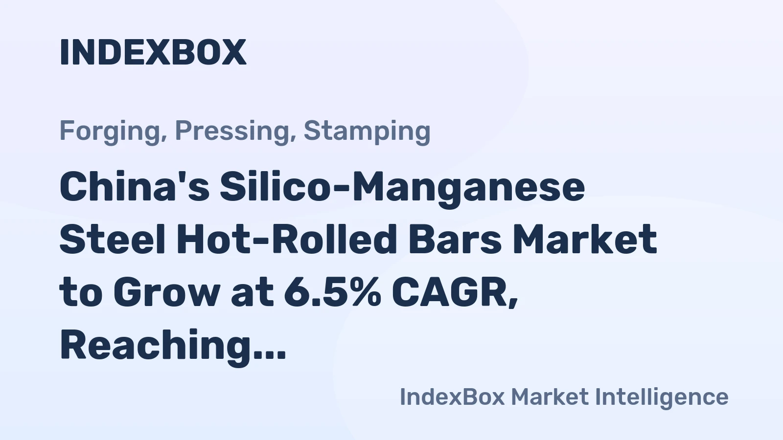 China's Silico-Manganese Steel Hot-Rolled Bars Market to Grow at 6.5% CAGR, Reaching $40M by 2035