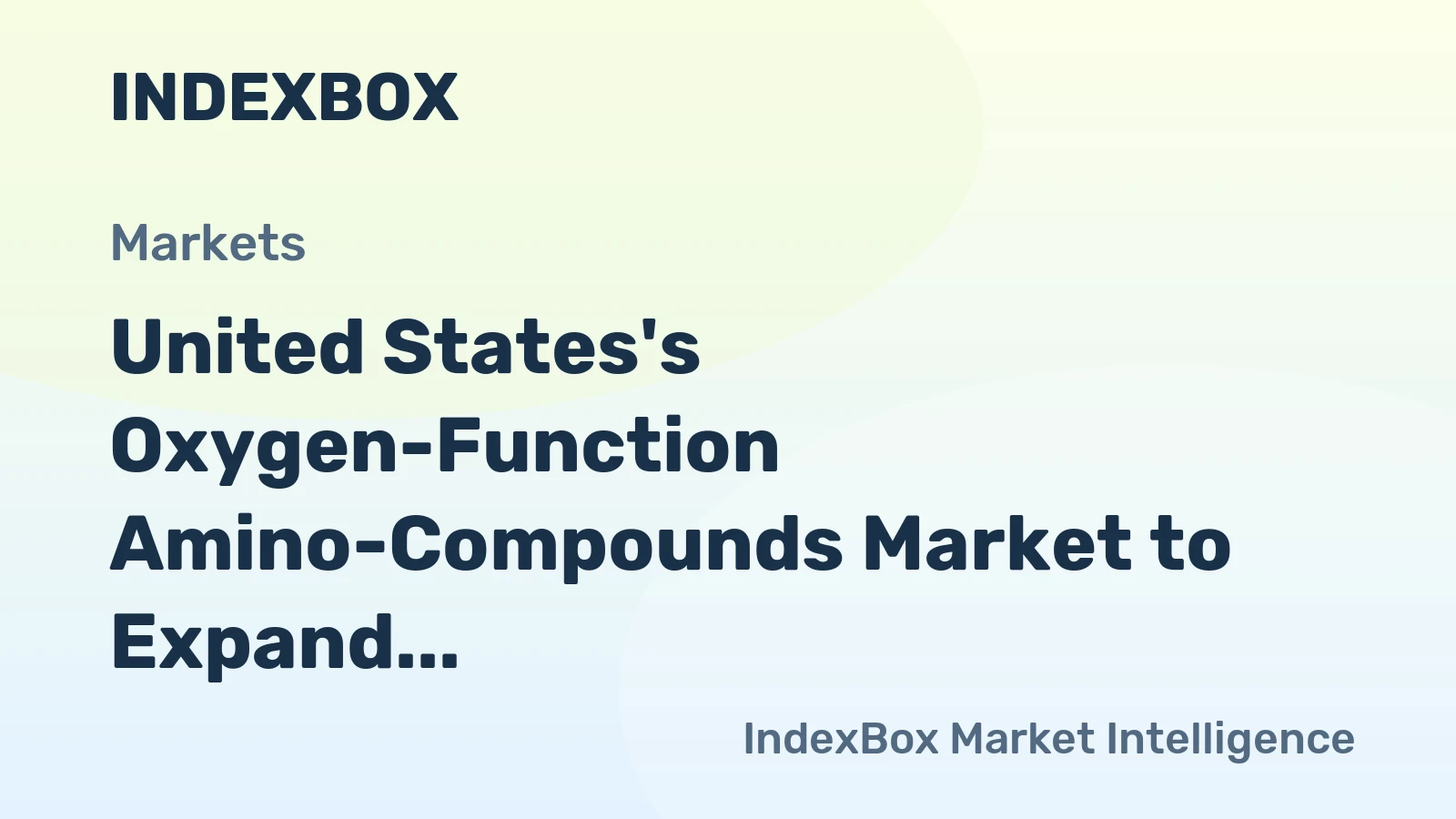 United States's Oxygen-Function Amino-Compounds Market to Expand with a CAGR of +1.4% by 2035